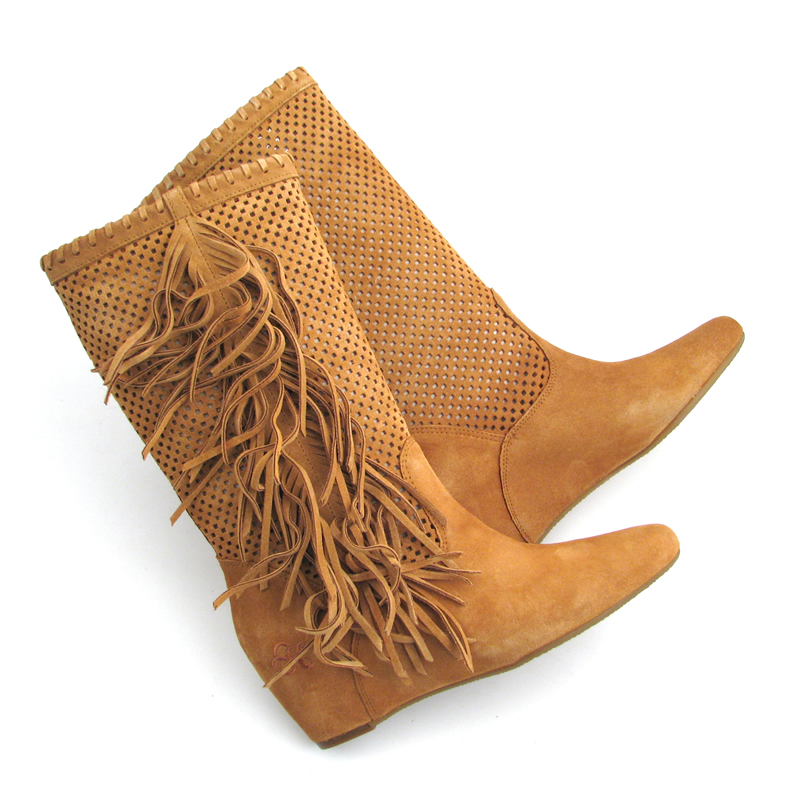 Sommerstiefel; mit Fransen; von Killah – shoes&style